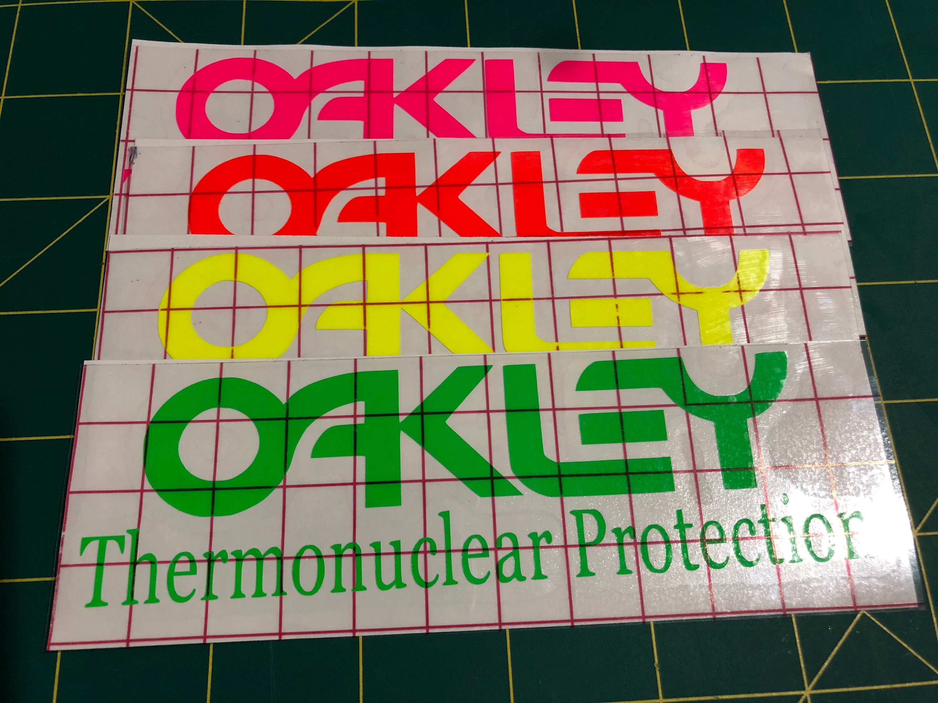 Vintage Oakley Thermonuclear Decal | Etsy