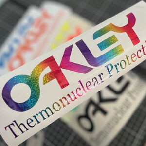 Vintage Oakley Thermonuclear Decal - Etsy