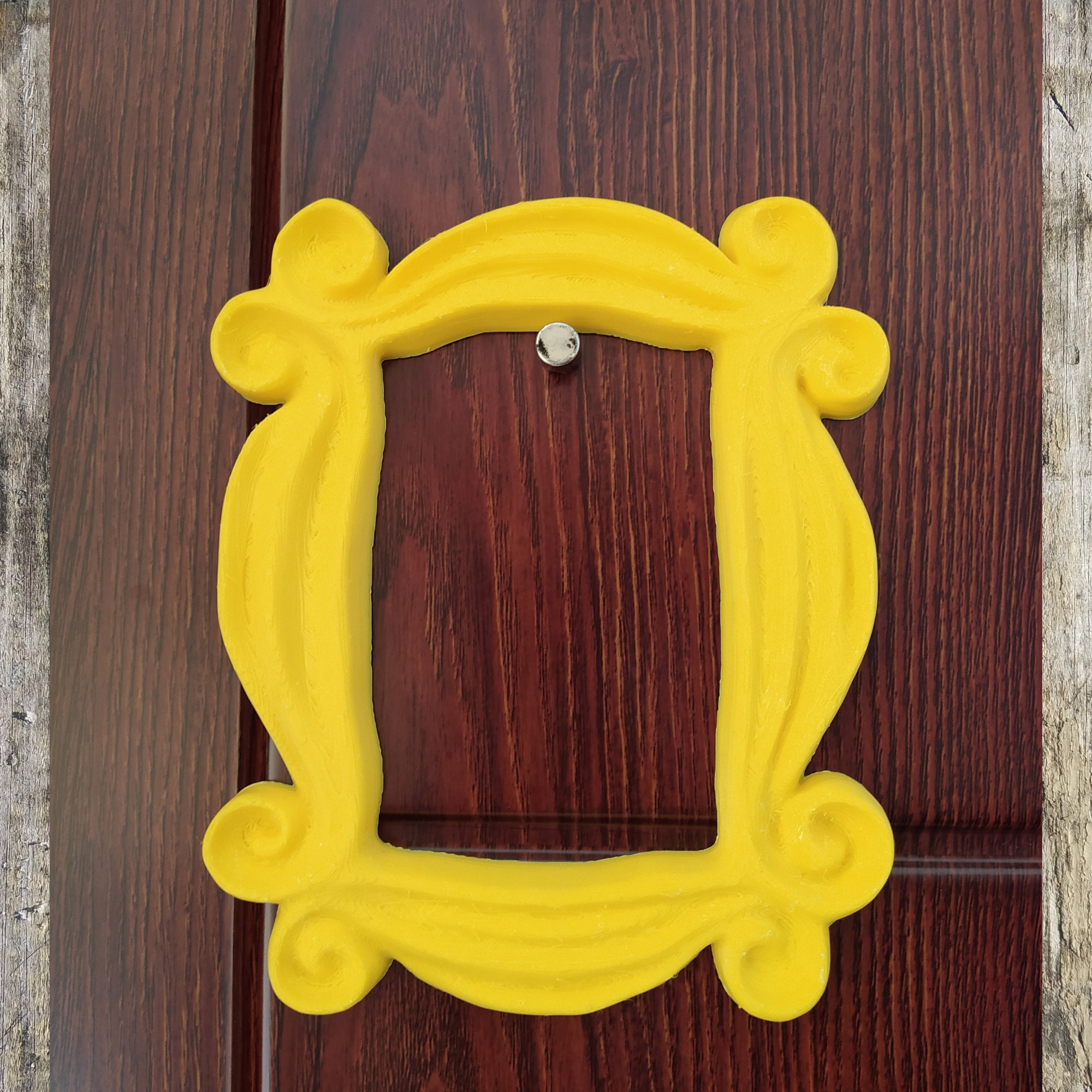 Friends TV Show Frame TV Show Gift Monica Peephole Frame Yellow Friends ...