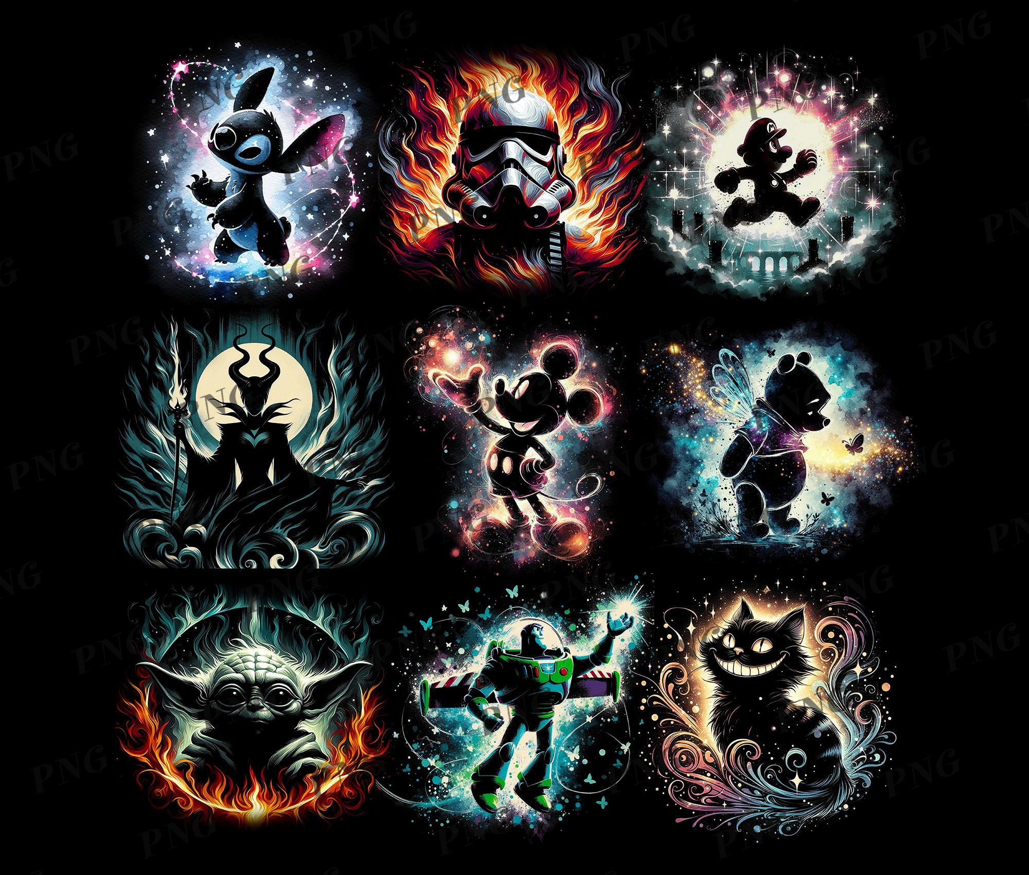 60 Cartoon Characters Png Bundle, Cartoon Png Sublimation, Cartoon ...