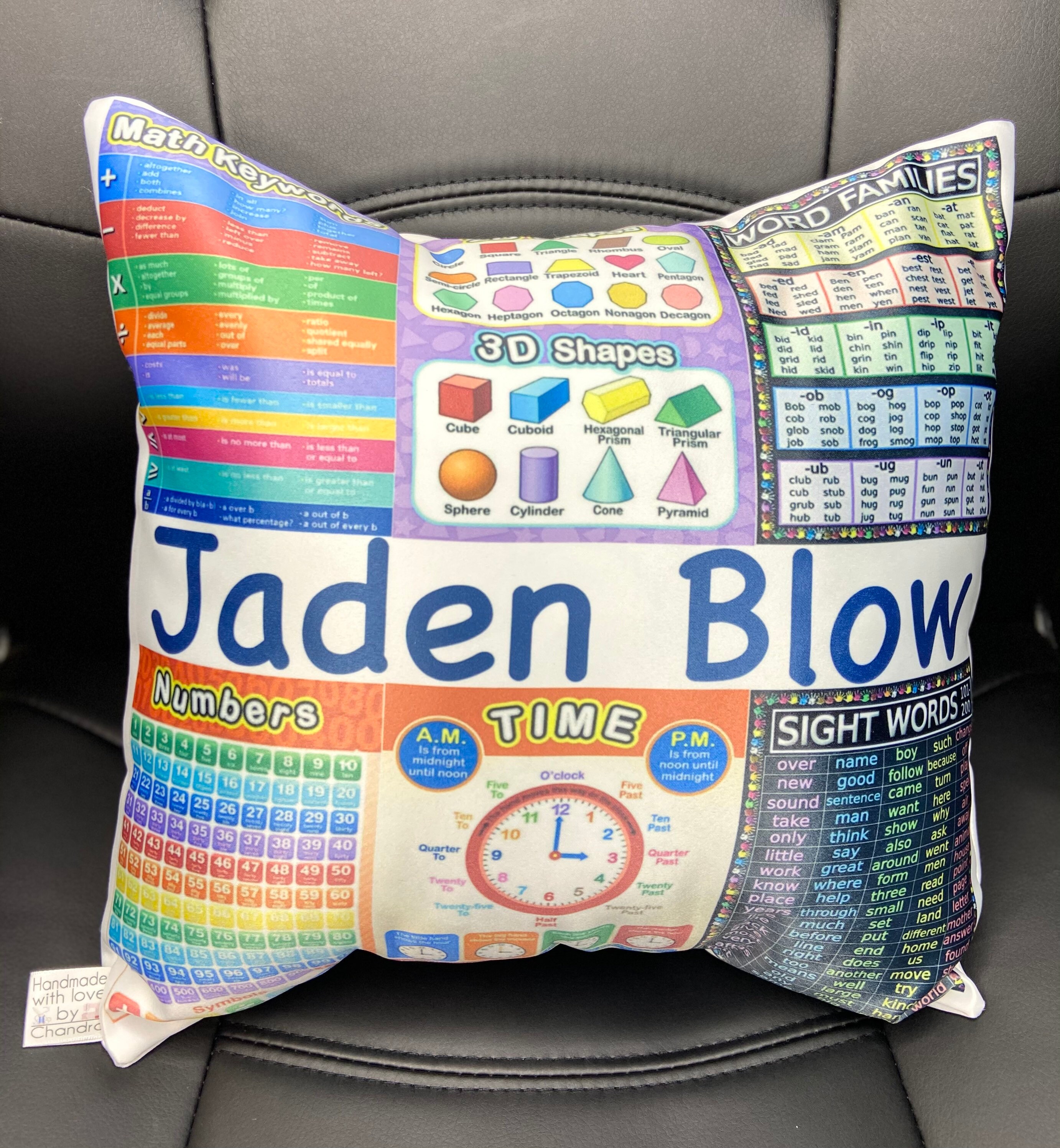 2nd - 3rd Grade Learning Pillow Template PNG Download - Etsy