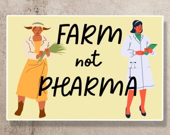 Farm Not Pharma - Etsy