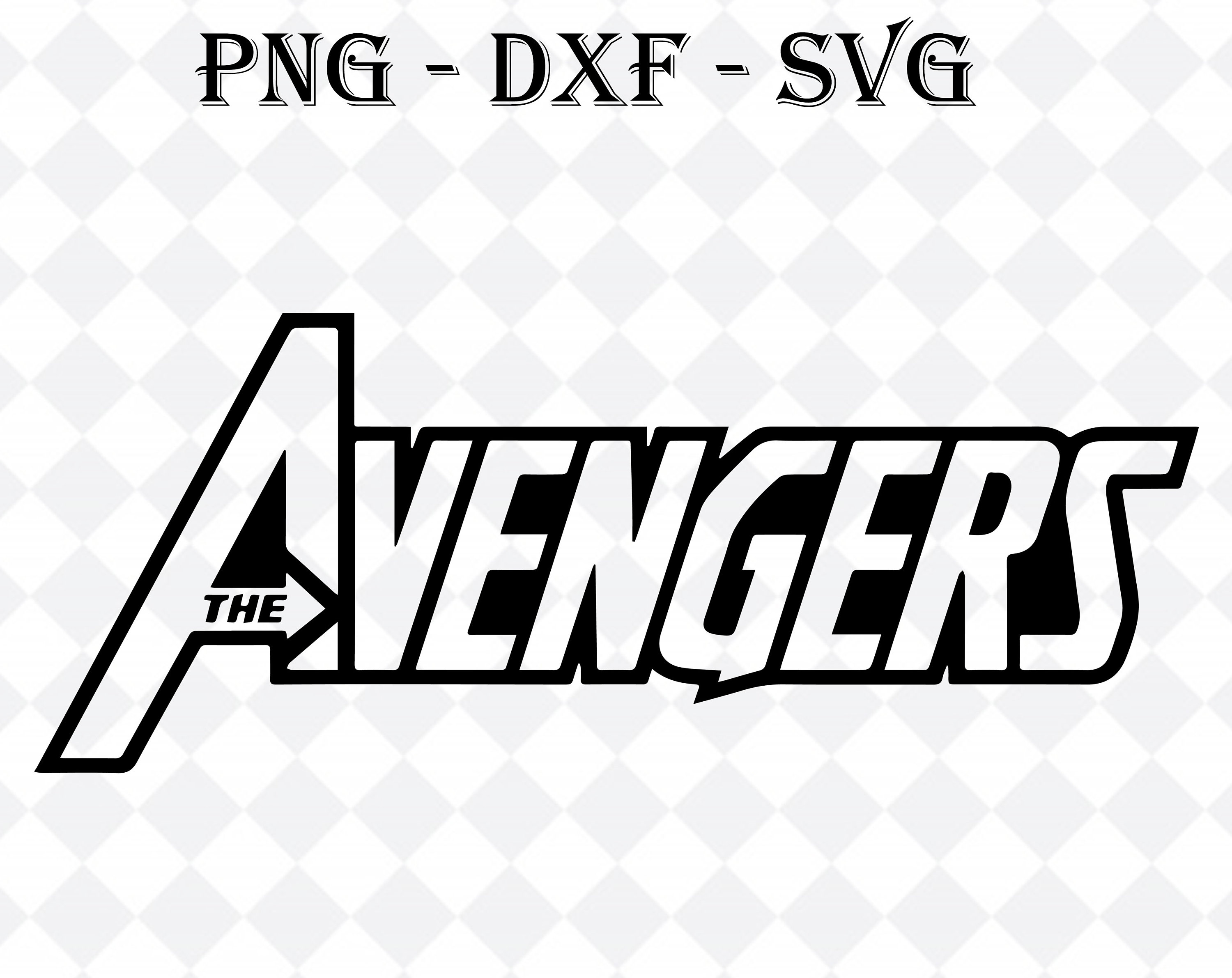 The avengers svg png dxf clipart File for cut Cricut | Etsy