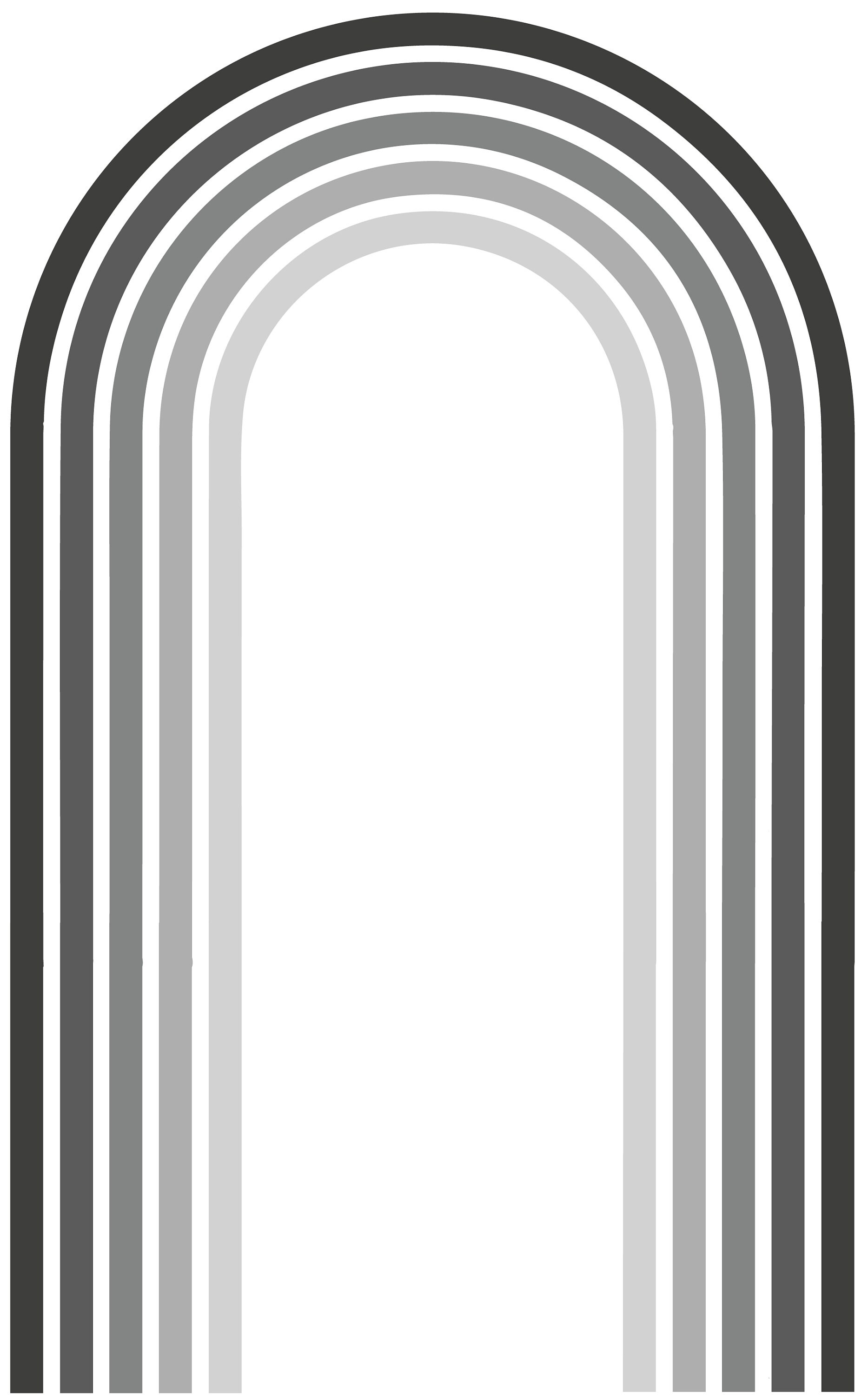 Arch Wall Decal Abstract Shape and Line Art Wall Sticker Mid | Etsy