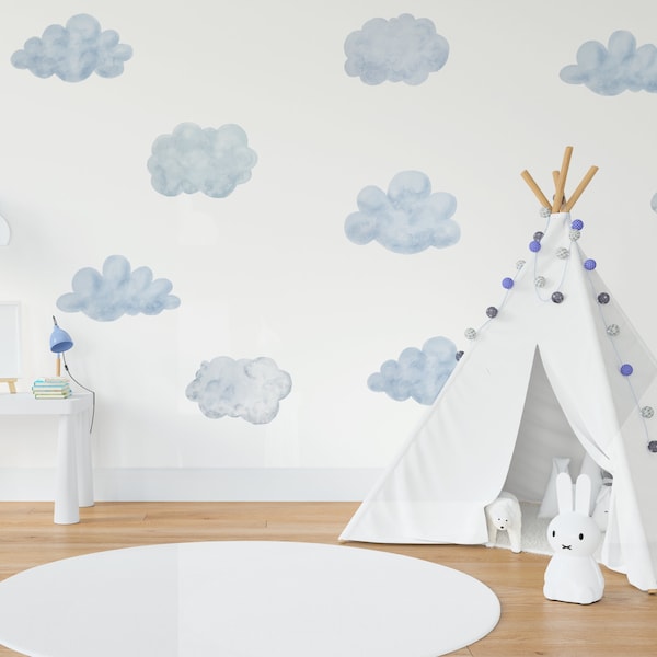 Cloud Wall Decals - Etsy