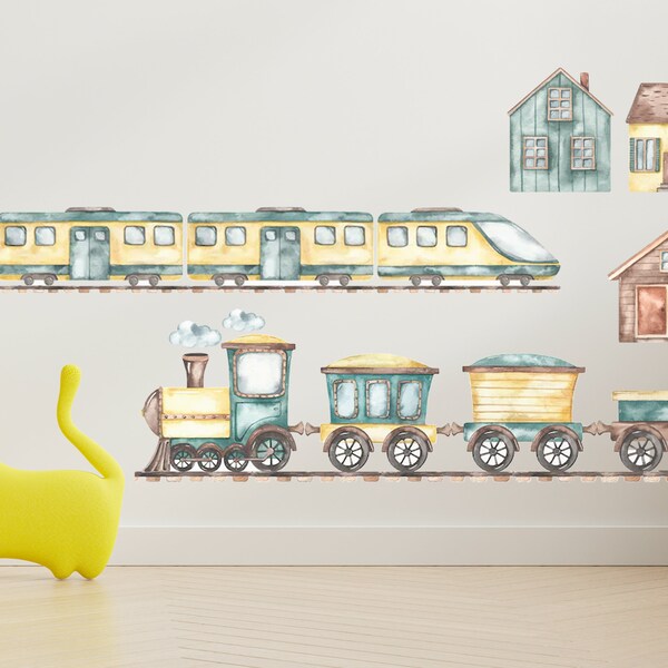 Train Wall Decals - Etsy