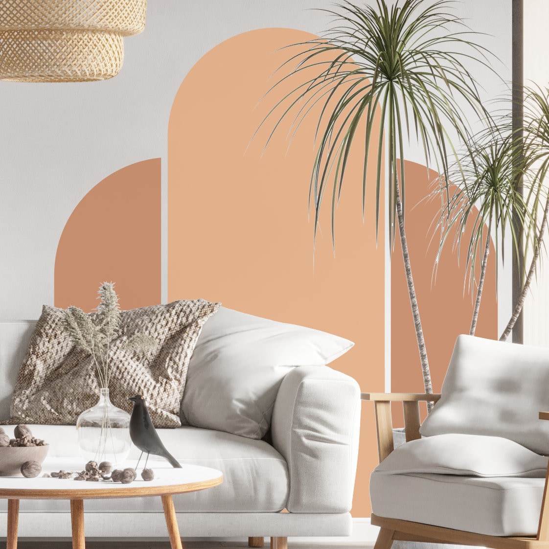 Color Block Wall Decal Arch Wall Sticker Arch Color Decal - Etsy