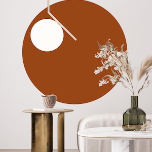 Circle Wall Decal, Color Circle Wall Sticker. Boho Wallpapers ...