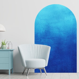 Arch Wall Decal, Arch Wall Sticker, Mid Century Modern Sticker, Rainbow ...