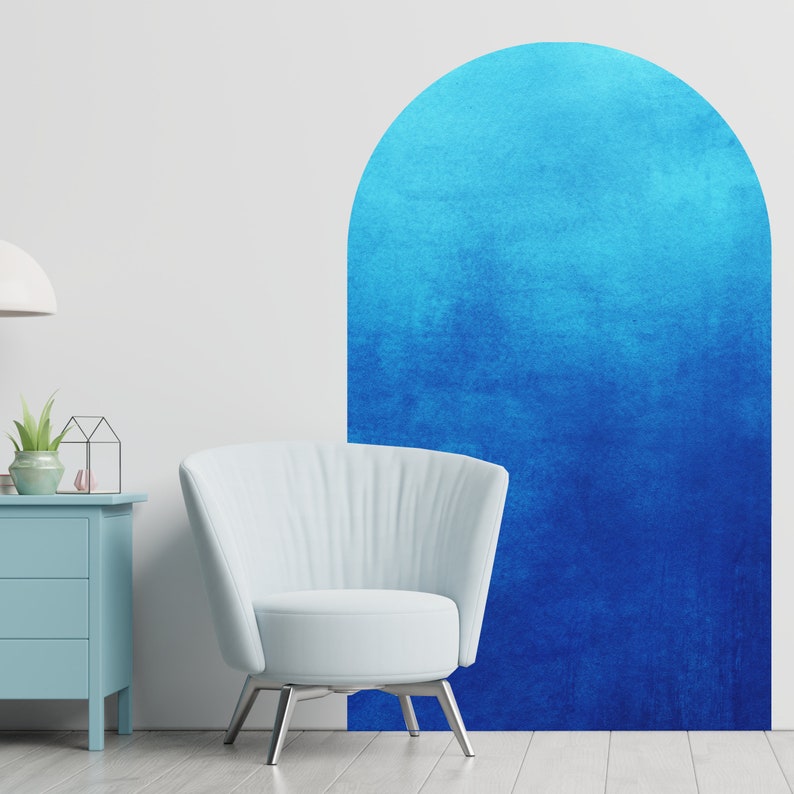 Arch Wall Decal Arch Wall Sticker Mid Century Modern | Etsy