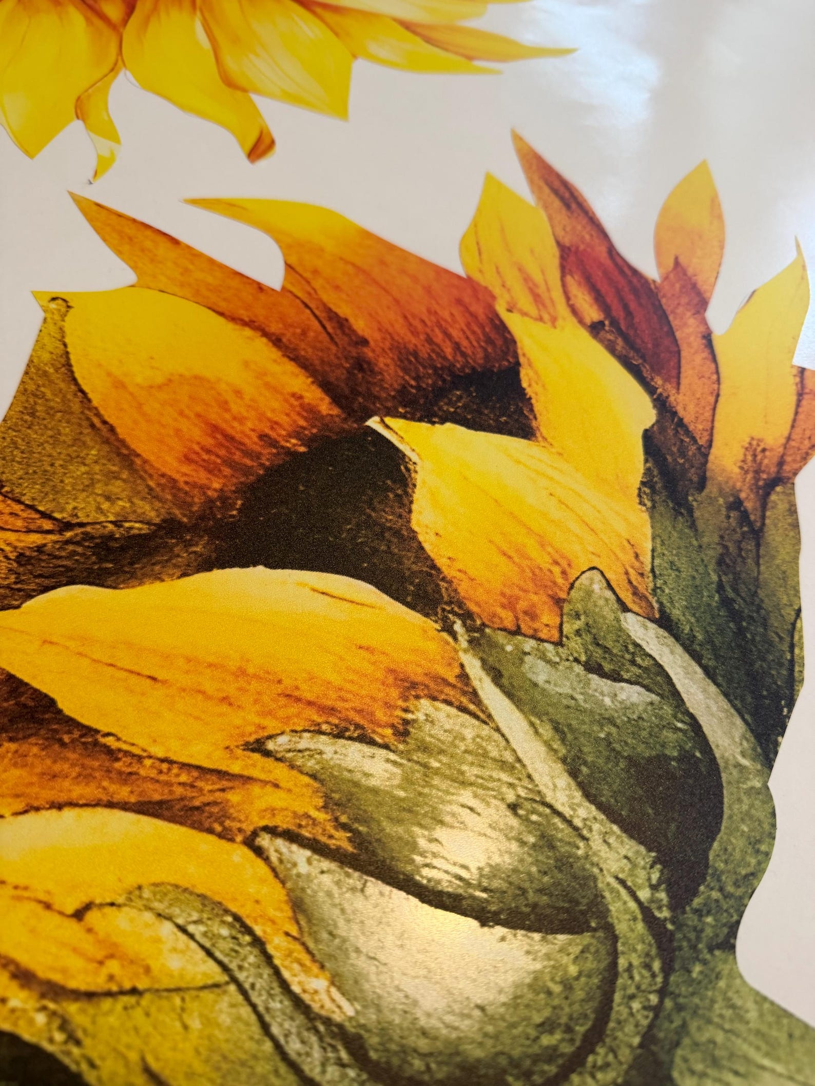 SUNFLOWERS Wall Art Decals Sticker, Midsommar Wall Flowers Bouquet ...