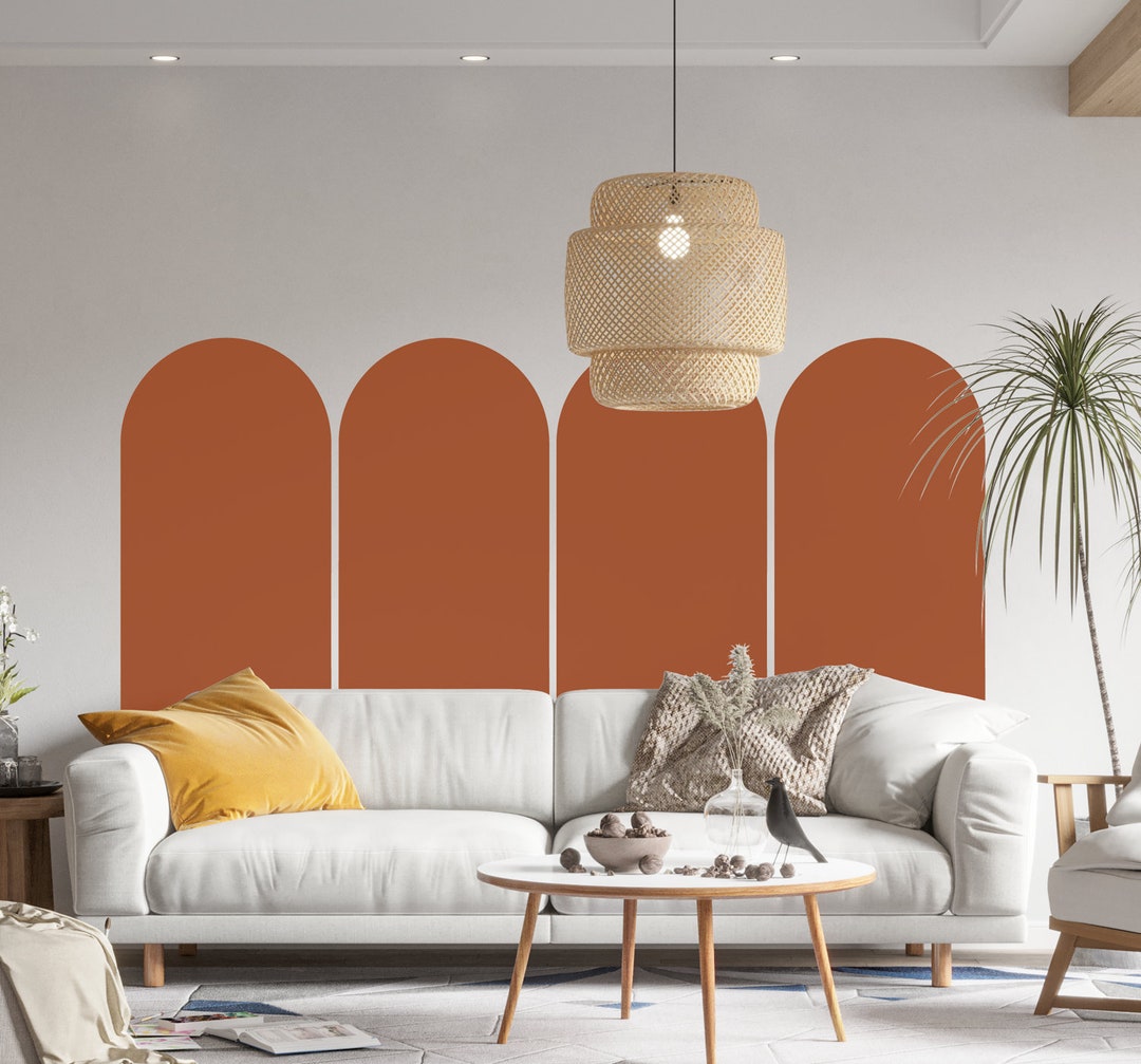 Color Block Wall Decal Arch Wall Sticker Arch Color Decal - Etsy