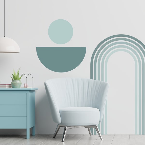 Geometric Decal - Etsy