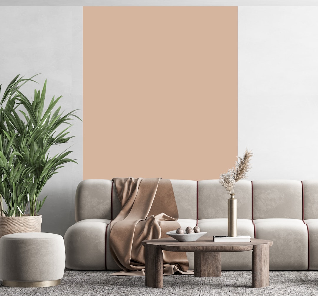 Rectangle Headboard Wall Decal, Rectangle Bed Arch Sticker, Color Block ...