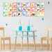 English Alphabet Wall Decal, Letters Wall Decals, Educational Wall ...
