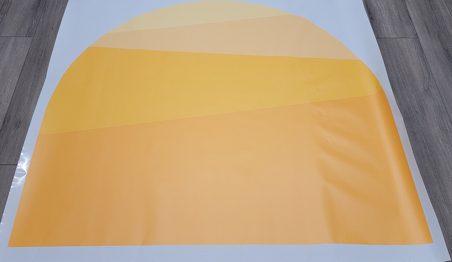 Arch Wall Decal Abstract Shape and Line Art Wall Sticker Mid - Etsy