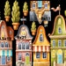 Houses Wall Decals Hand Drawn Little Town Decal City Wall - Etsy