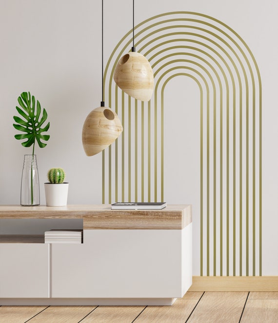 Arch Wall Decal Arch in Line Wall Decal Arch Wall Sticker | Etsy