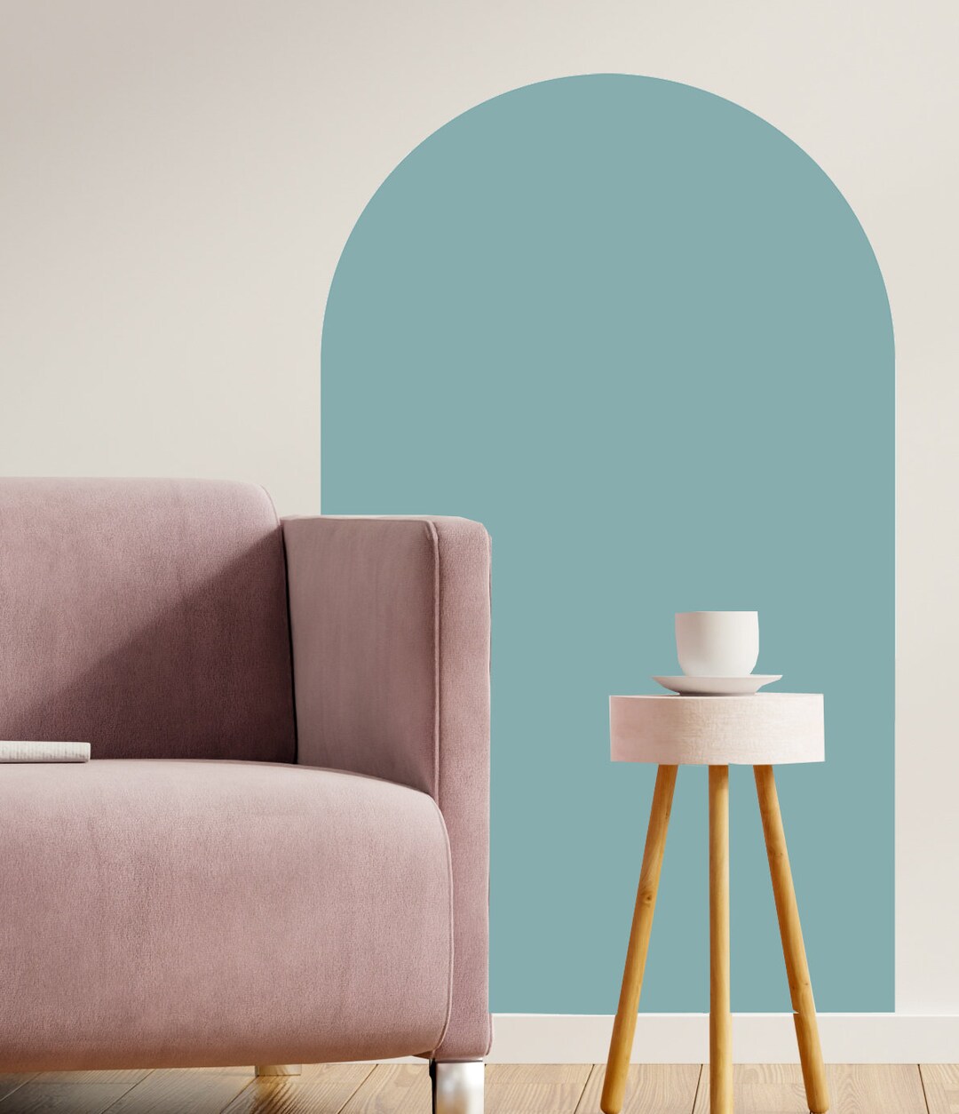 Colour Block Wall Decal Arch Wall Sticker Arch Color Decal - Etsy