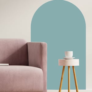 Colour Block Wall Decal Arch Wall Sticker Arch Color Decal - Etsy