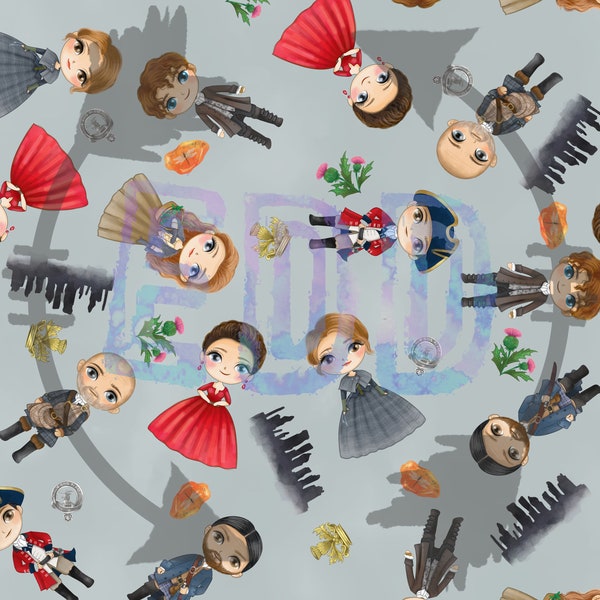Outlander Fabric - Etsy