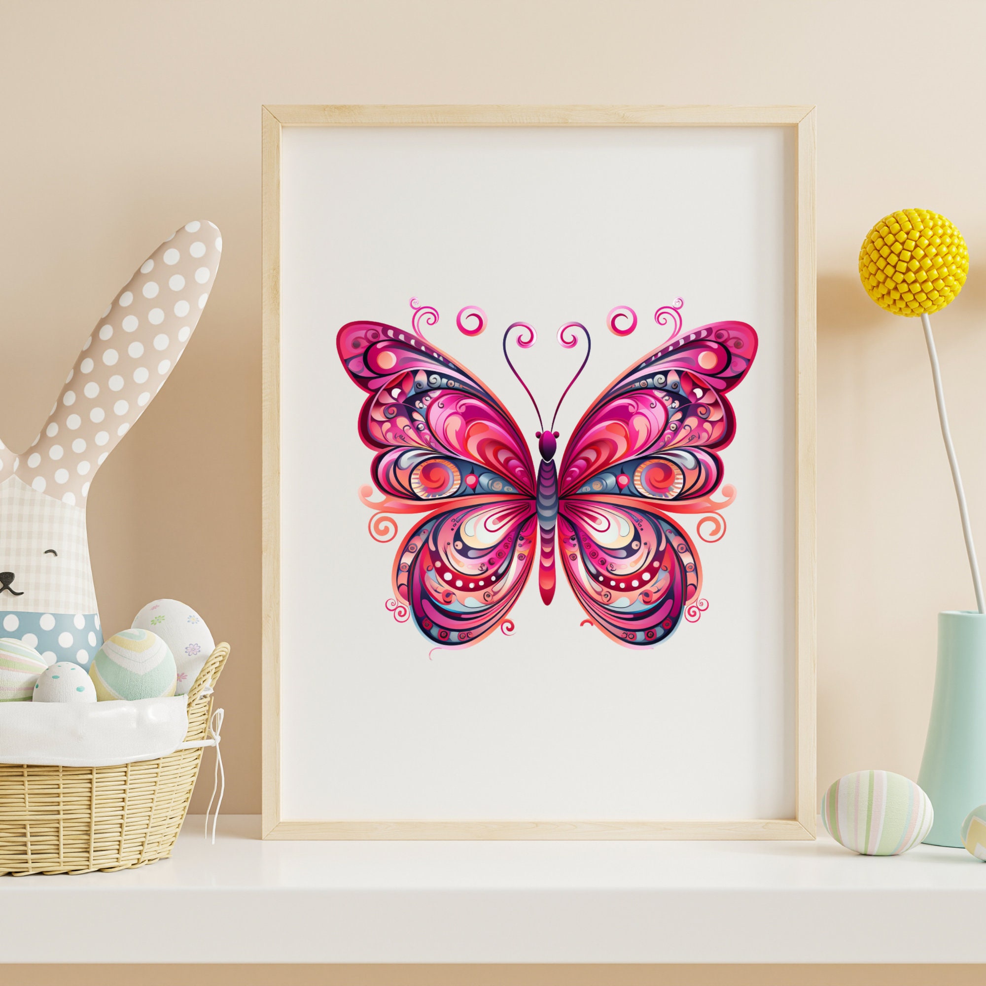 Butterfly SVG Bundle | Butterfly PNG Bundle | Pink Butterflies ...