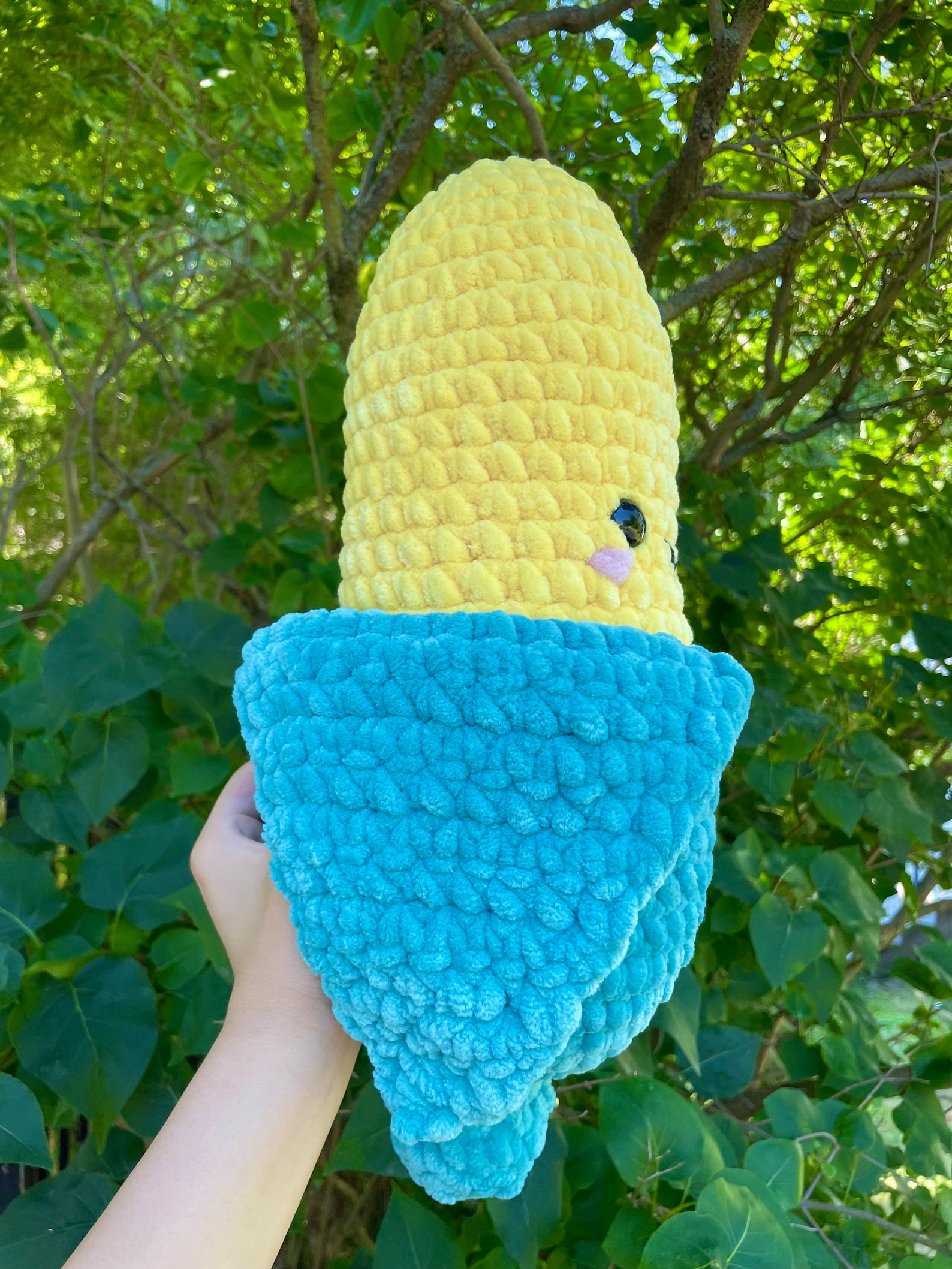 Crochet Jumbo Corn, Amigurumi Corn Plushie - Etsy