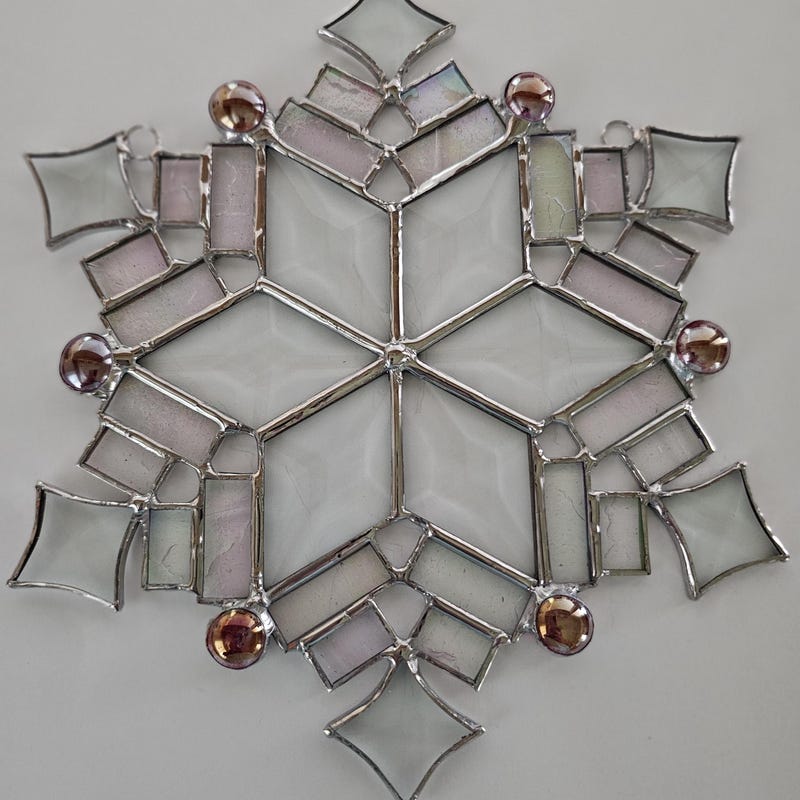 Beveled Snowflake - Etsy