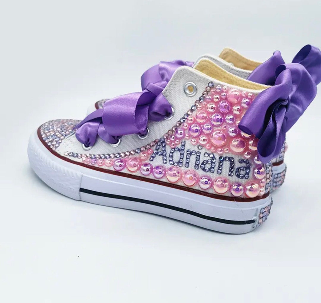 Toddler Girl Kids Bling Pearl 2nd Birthday 3rd Birthday Shoes ...