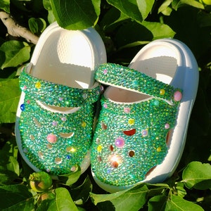Baby Kleinkind maßgeschneiderte Blinged Croc Folien - Strass Crocs ...