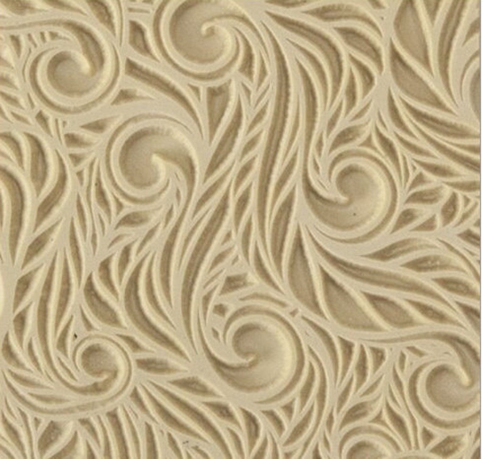Texture Tile for Clay Texture - Feather Flurry - Etsy