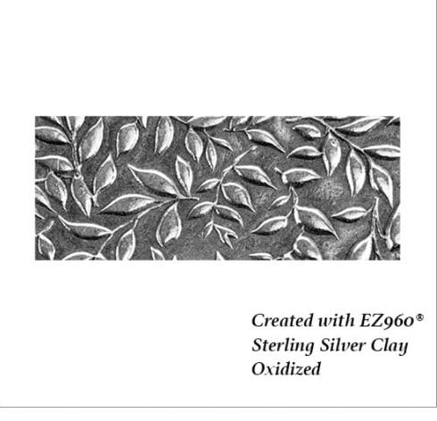 Mega Texture Tile Simple Leaves Embossed - Etsy