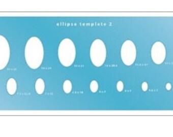 Ellipse Stencil - Etsy