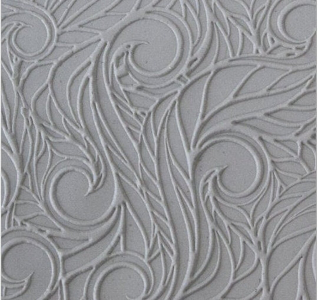 Texture Tile Feather Flurry Embossed - Etsy