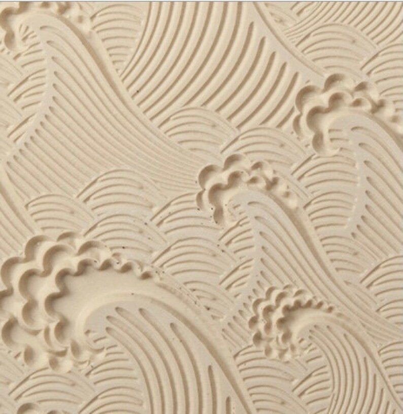 Texture Tile for Clay Texture Waves - Etsy