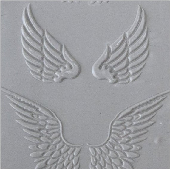 Texture Tile for Clay Texture Angel Wings Embossed - Etsy