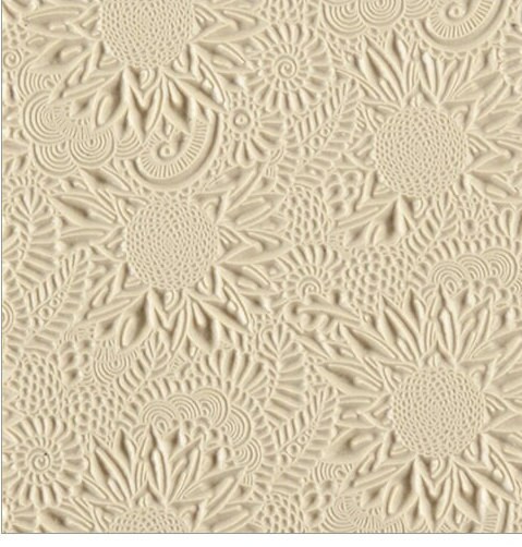 Texture Tile for Clay Texture Brilliant Blooms - Etsy