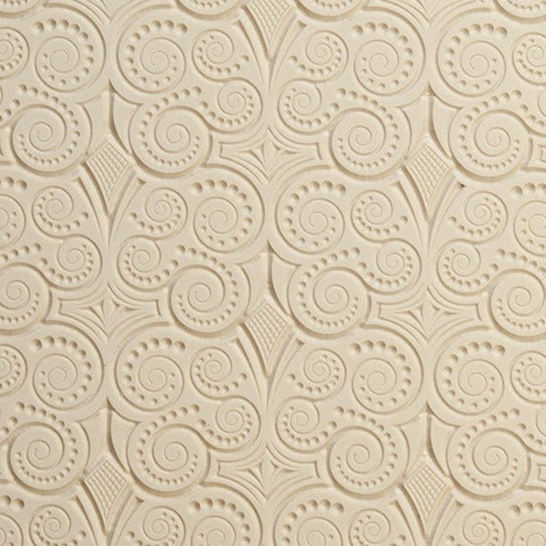 Rollable Texture Tile Nouveau Mucha Embossed - Etsy
