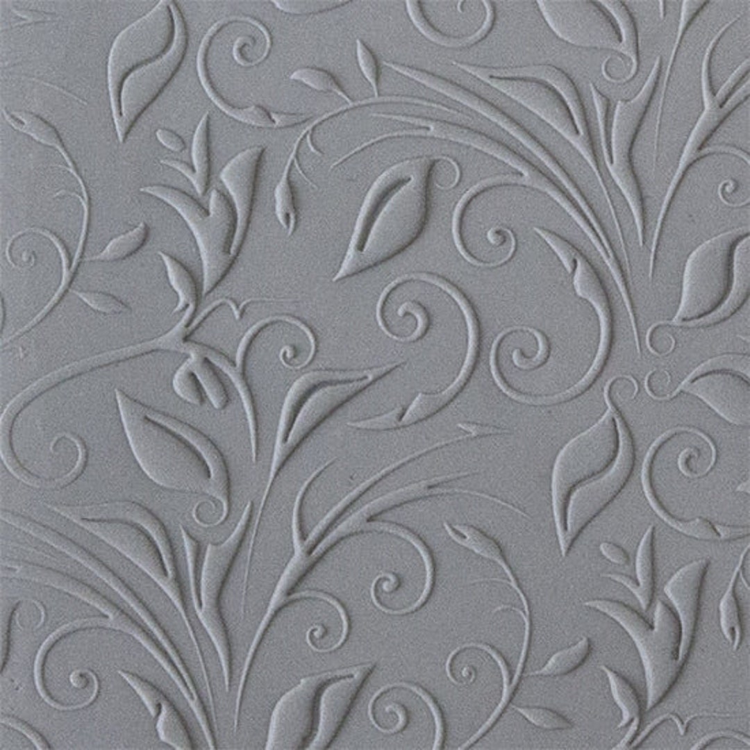 Rollable Texture Tile - Leaves and Tendrils Fineline - Etsy