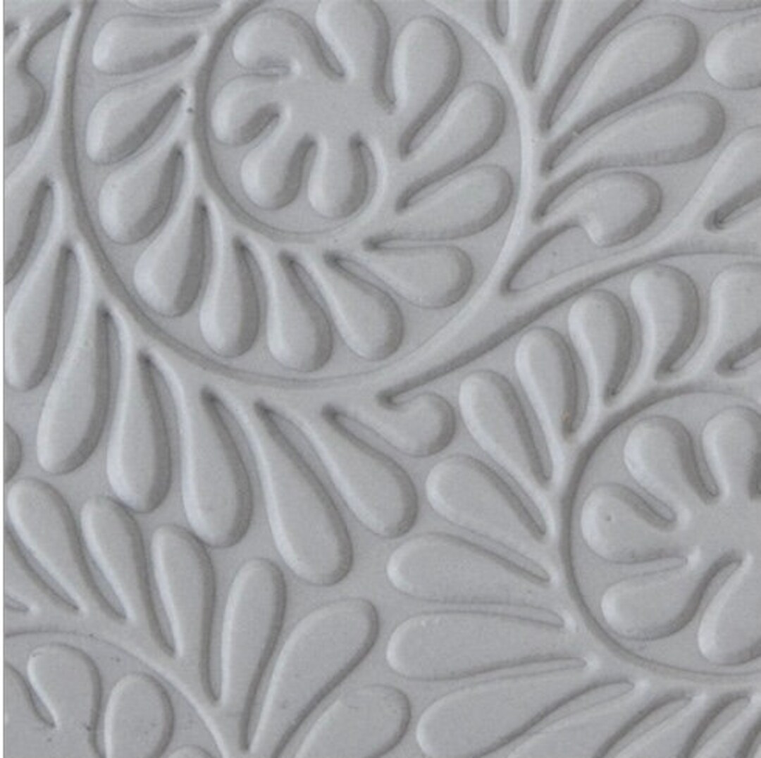 Texture Tile - Fiddlehead Fern Embossed - Etsy