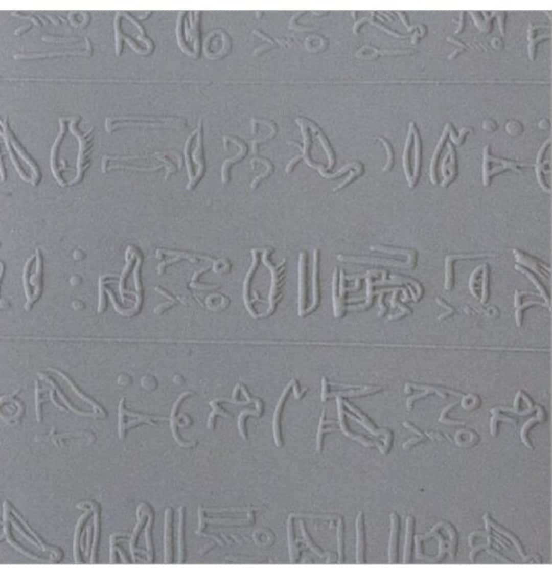 Mega Texture Tile - Hieroglyphics Fineline - Etsy