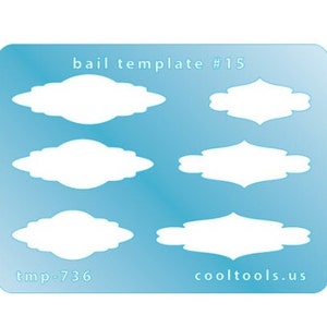 Clay Bail Template #9 Jewelry Making & Beading etna.com.pe