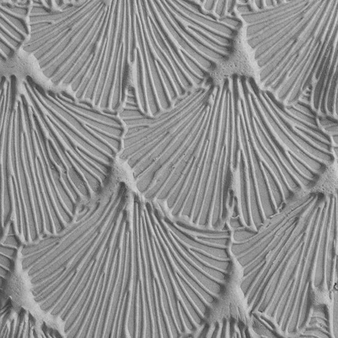 Texture Tile Gingko Strokes Embossed - Etsy