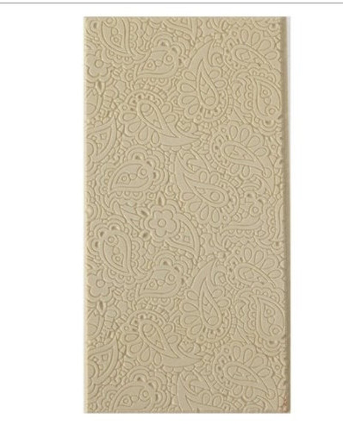 Texture Tile for Clay Texture - Paisley Fineline - Etsy