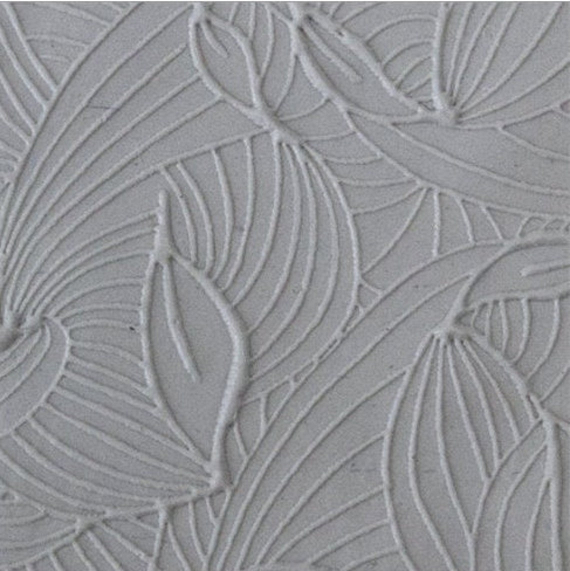 Texture Tile for Clay Texture Dancing Hosta Embossed | Etsy