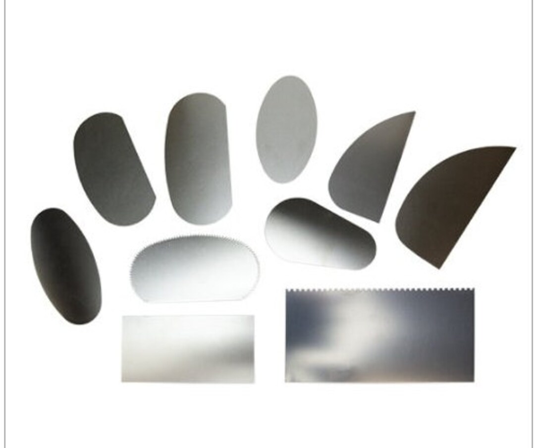 Clay Scraper Set Stainless Steel Set of 10 - Etsy