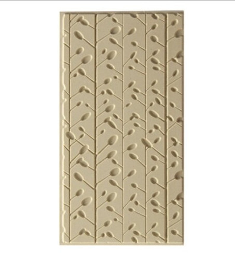 Texture Tile for Clay - Texture - Plum Tree Embossed - Etsy