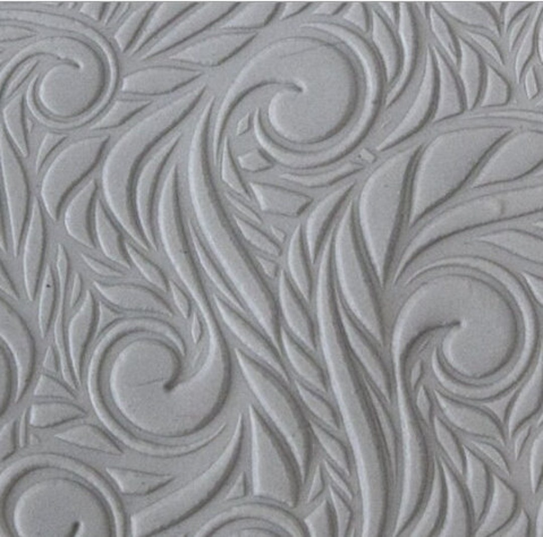 Texture Tile for Clay Texture - Feather Flurry - Etsy