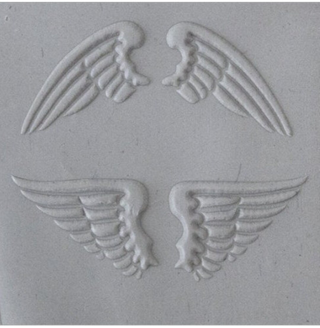 Texture Tile for Clay Texture Natural Wings Embossed - Etsy