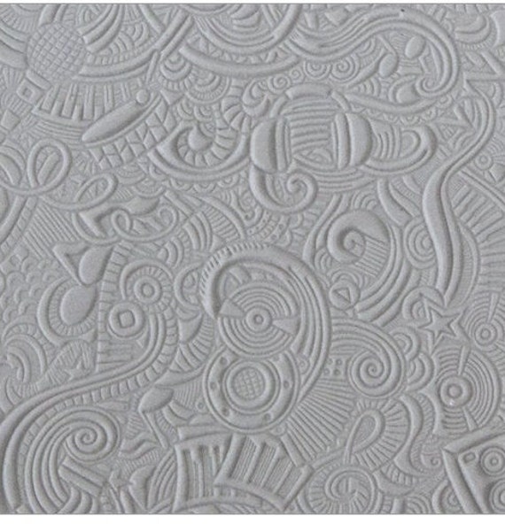 Texture Tile for Clay Texture Rock Around the Clock - Etsy